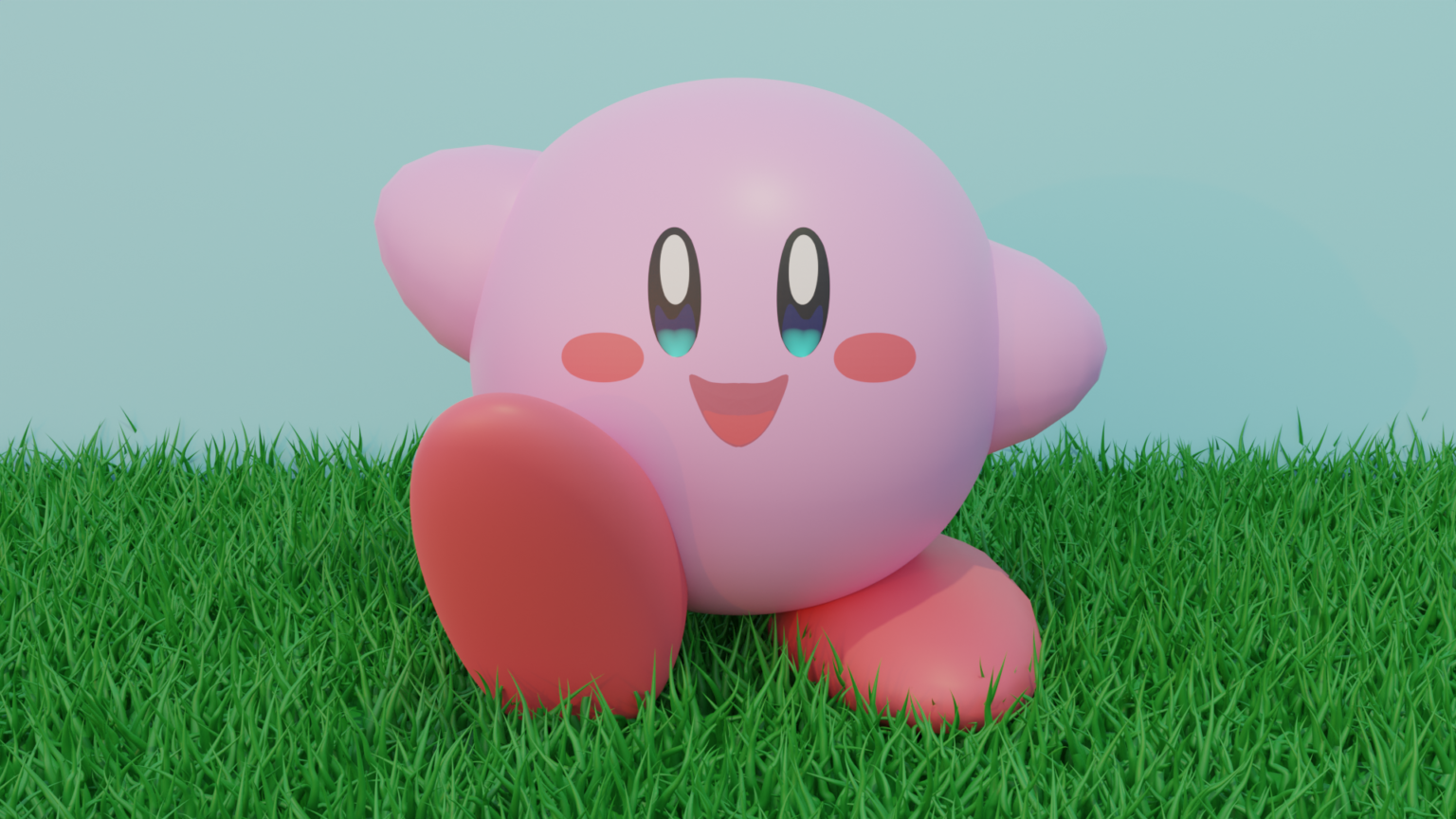 blenderで「星のカービィ」の作り方を大紹介！！ - Pyonkichi-Design